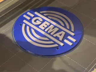 Gema Sign for Lathe by Master of Plastic | Download free STL model ...