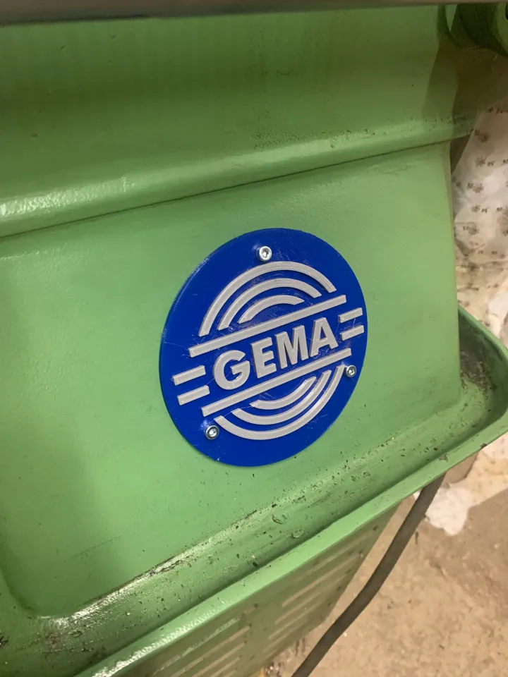 Gema Sign for Lathe by Master of Plastic | Download free STL model ...