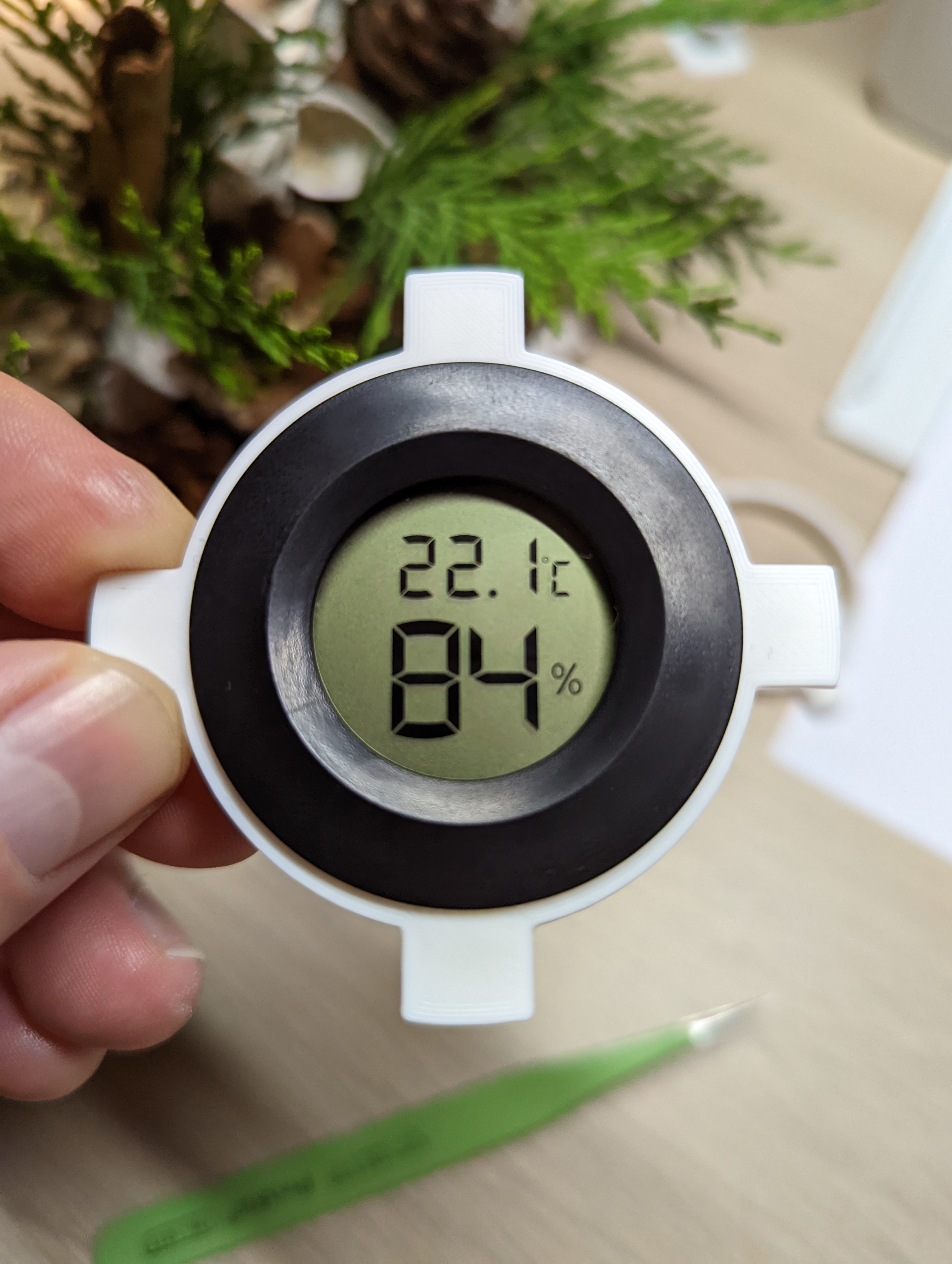 Round Humidity Sensor Insert to Filament Spool by truvazia | Download ...