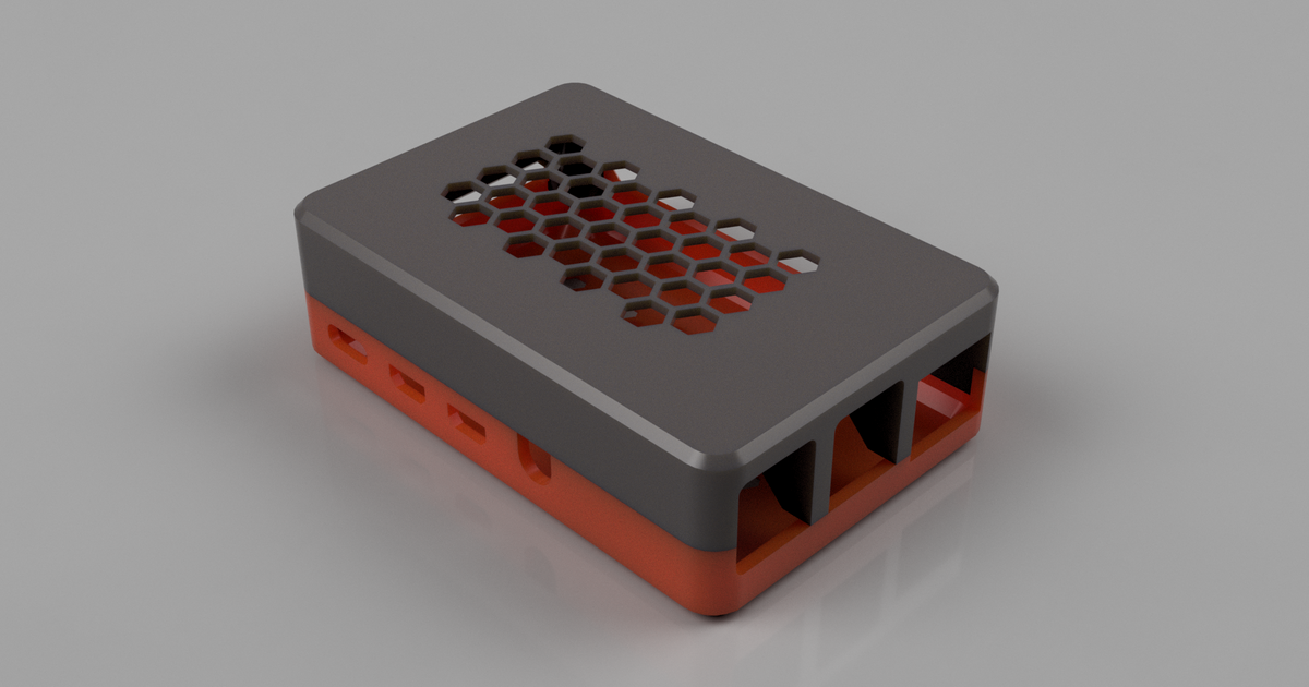 Raspberry Pi 4 press fit case by Go Brrr | Download free STL model ...