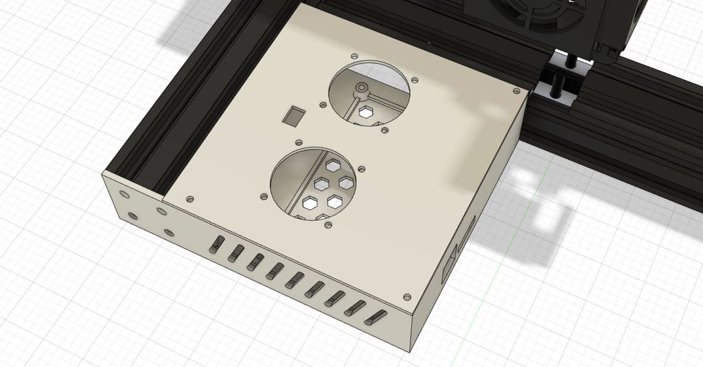 SKR 1.3 Ender-3 Case | One side | 2 fans by Pawelsky | Download free ...