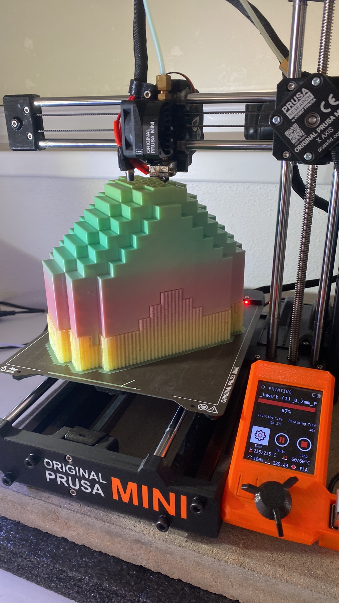 Blocky heart fixed by Šimino | Download free STL model | Printables.com