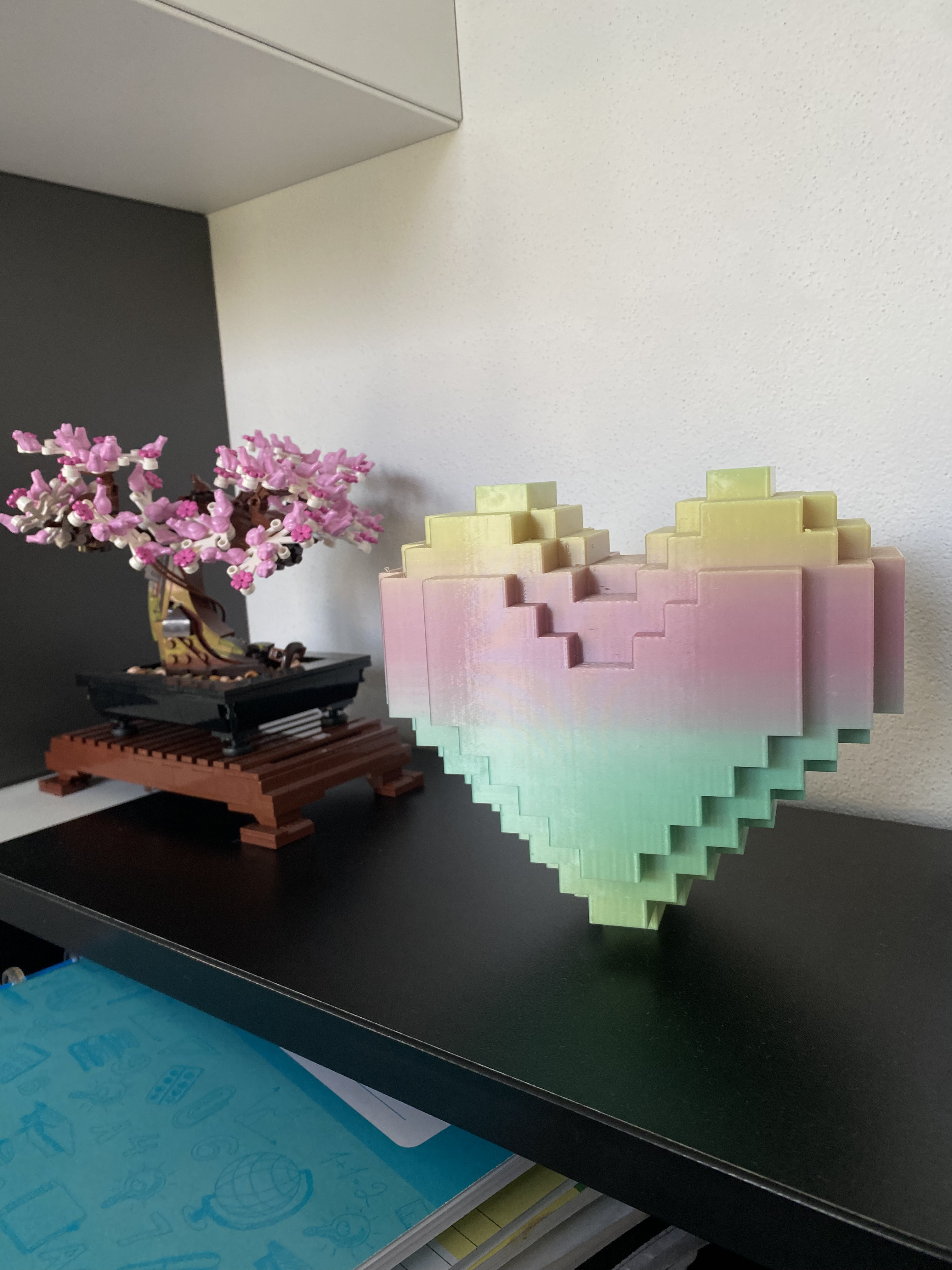 Blocky heart fixed by Šimino | Download free STL model | Printables.com