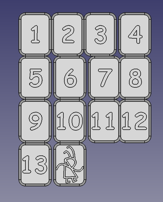 EDC Rummikub Game by LTworX | Download free STL model | Printables.com