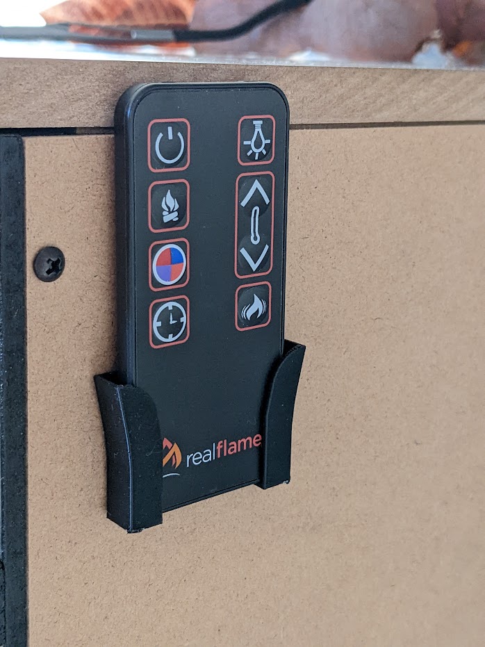 Real Flame fireplace remote holder by schutz | Download free STL model ...