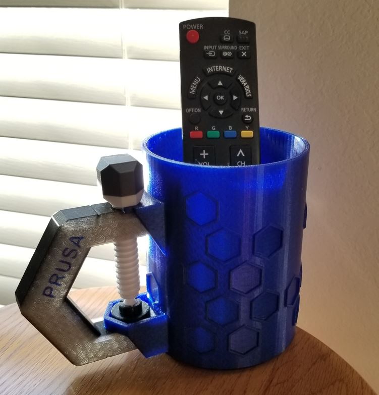 Clamp and Remote Holder by katthulu | Download free STL model ...