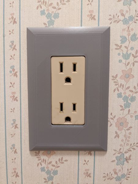 Mobile Home Outlet Cover by lion7718 | Download free STL model ...
