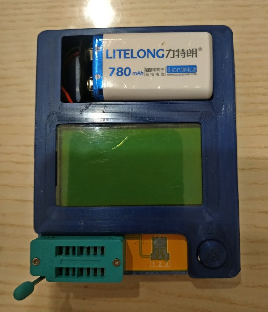 LCR T4 Transistor Tester Enclosure by MaximM2 | Download free STL model ...