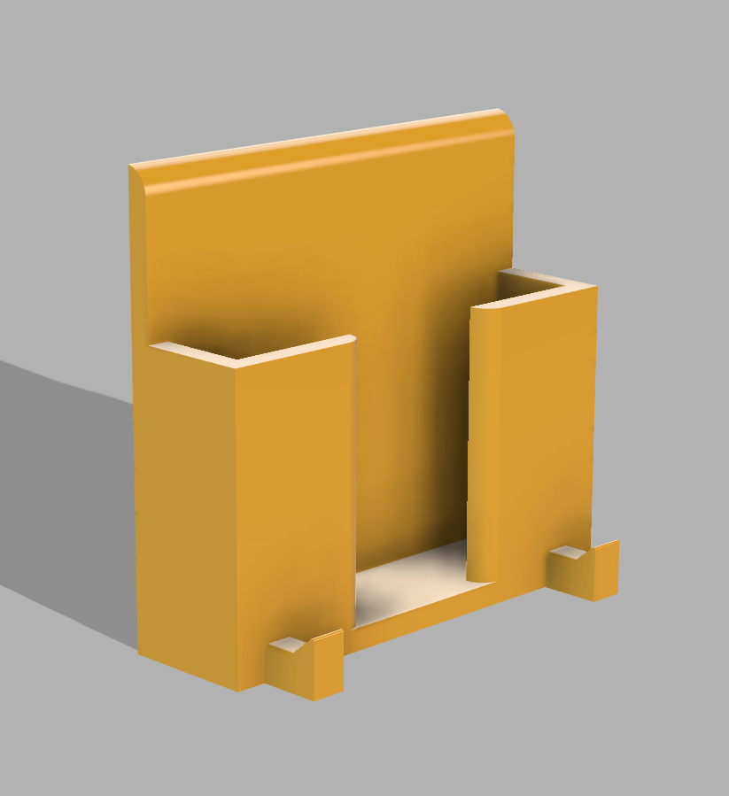 Wall mounted key and wallet holder by Andrew | Download free STL model ...