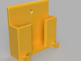 Wall mounted key and wallet holder by MakerPy | Download free STL model ...