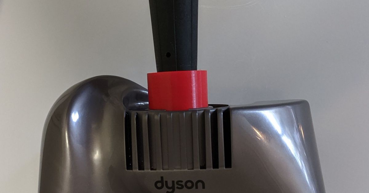 Dyson Broom Handle Adapter By Ossifragus Download Free Stl Model