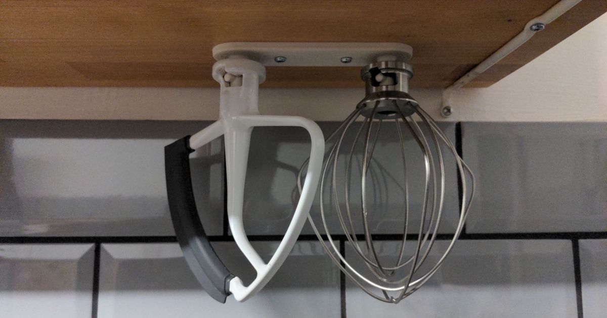 Dual KitchenAid tool holder by Robin | Download free STL model ...