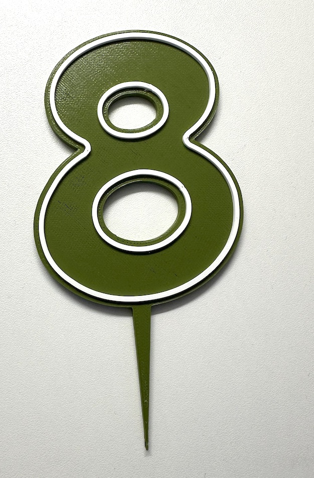 Birthday Cake Topper Numbers from 0-9 by Printer4496 | Download free ...