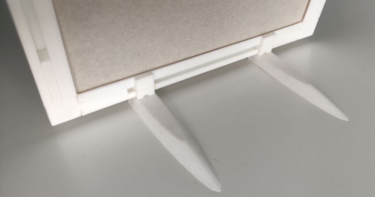 Stand for "infinitely adjustable picture frame" by erhapp | Download ...