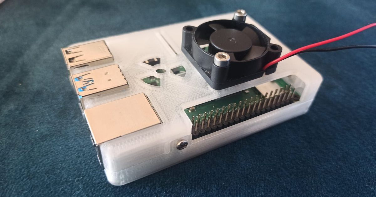 Raspberry Pi 4 Case by Craftsman Life | Download free STL model ...