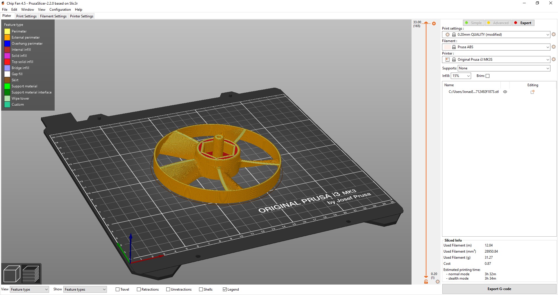 Chip and coolant fan for CNC by Joni the great | Download free STL ...