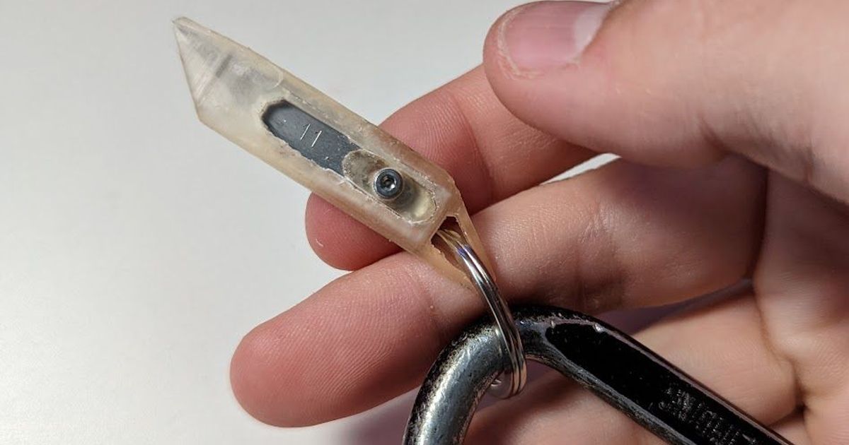 X-Acto Keychain Box Cutter by G2bb | Download free STL model ...