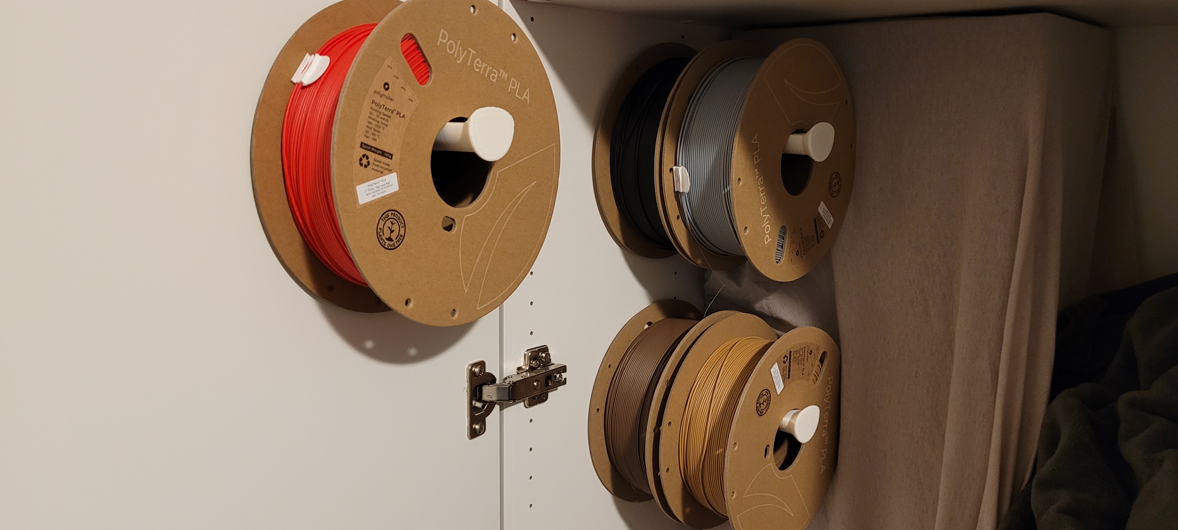 1 & 2 Spool wall mount by Joesn | Download free STL model | Printables.com