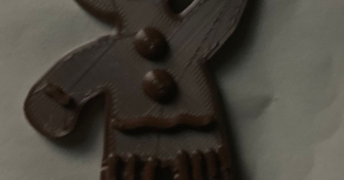 Gingerbread Man Ornament by JosephDylanJ | Download free STL model ...