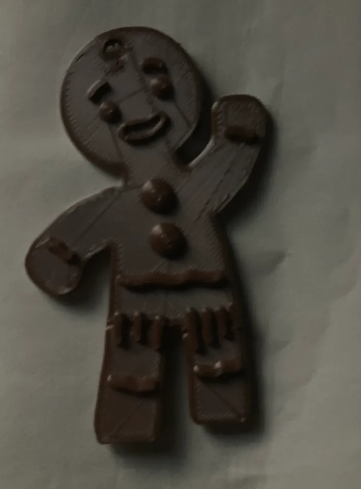 Gingerbread Man Ornament by JosephDylanJ | Download free STL model ...