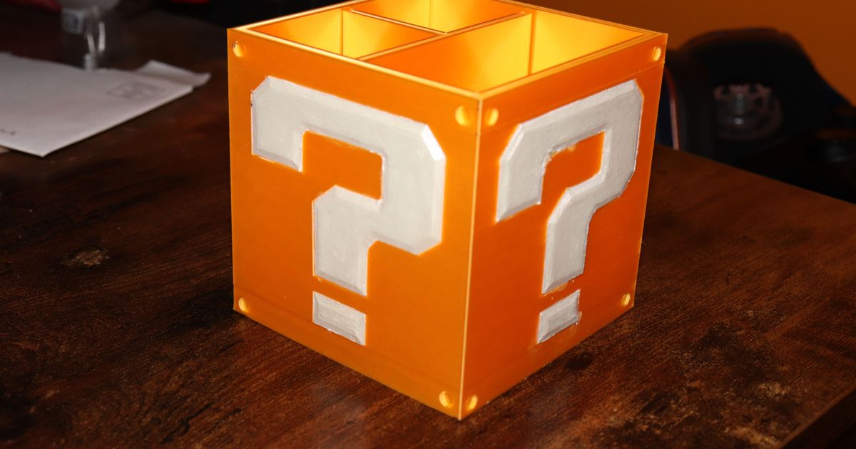 Question Mark Remote Holder by Cristopholos | Download free STL model ...