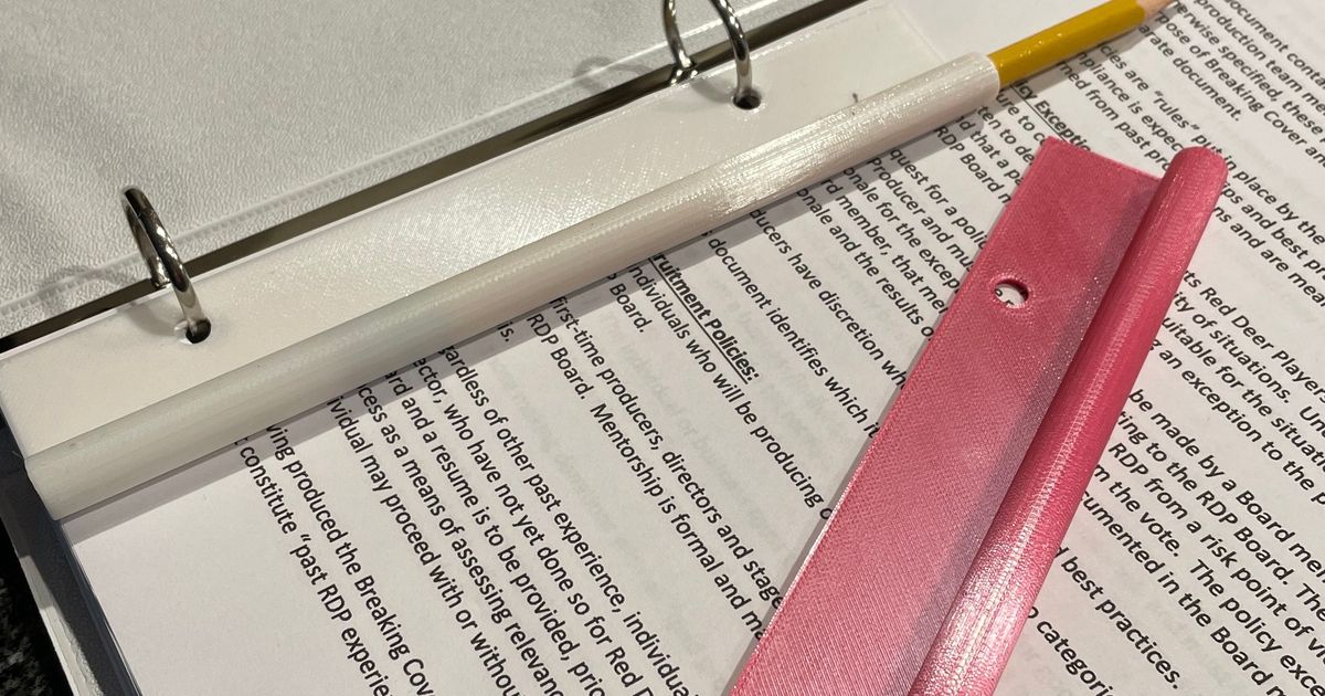 Binder pencil holder by Taffy | Download free STL model | Printables.com