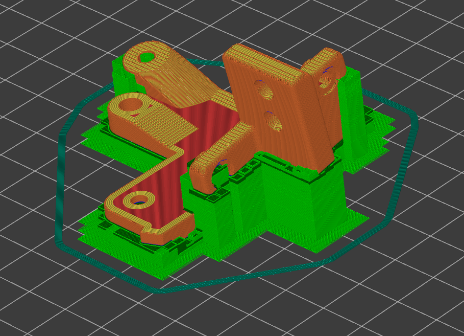 EBB36 mount for Voron Clockwork 1 extruder by nzalog | Download free ...