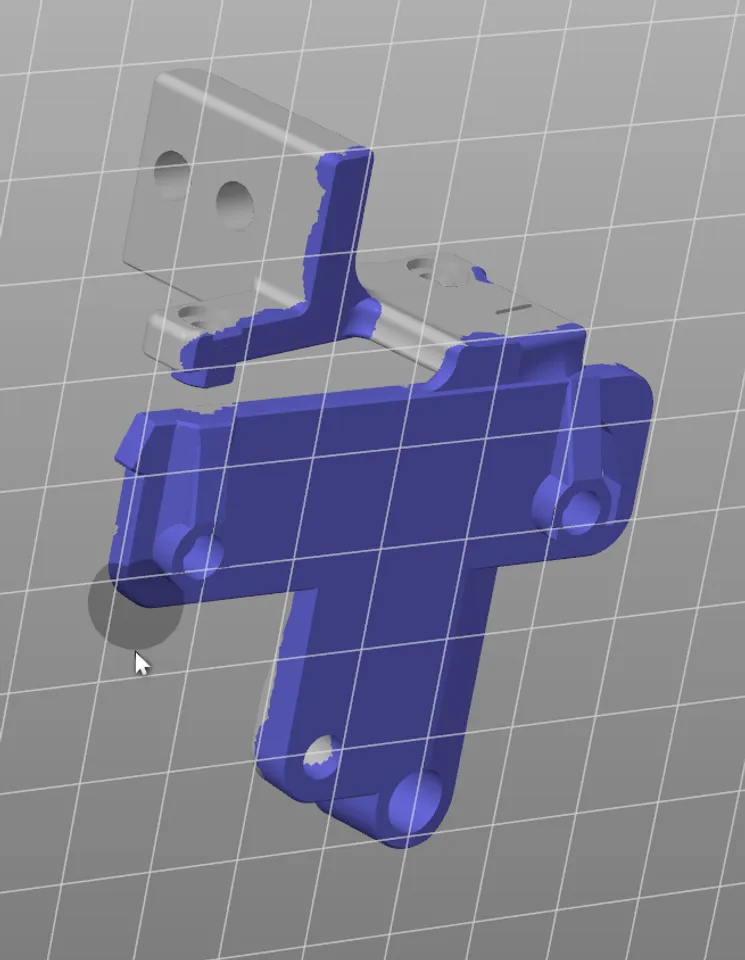 EBB36 mount for Voron Clockwork 1 extruder by nzalog | Download free ...