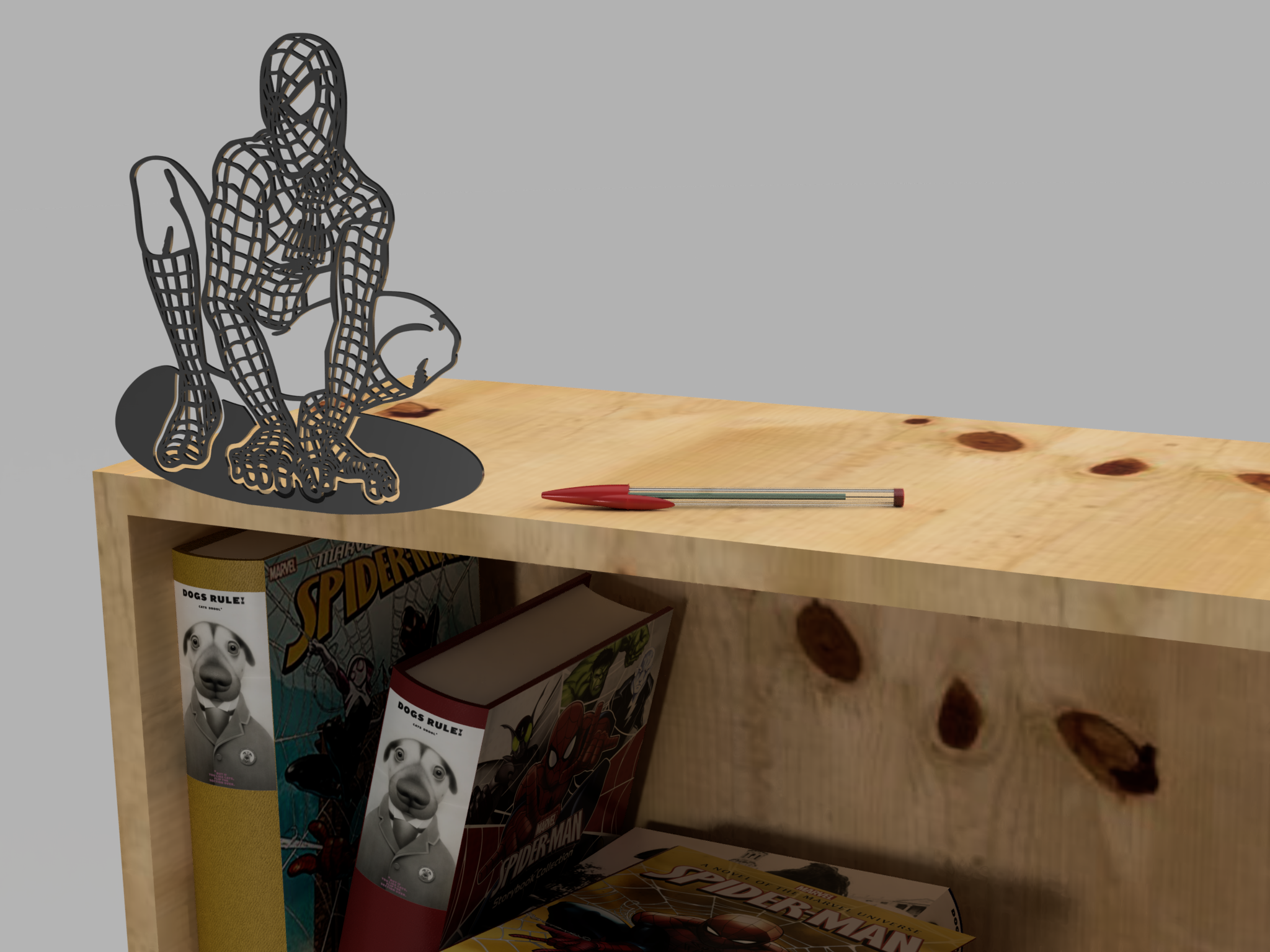 Spiderman crouching by Joe | Download free STL model | Printables.com