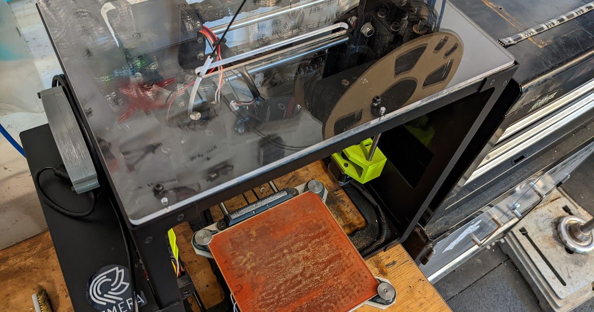LulzBot Mini Top Cover Plate by Dub MFG | Download free STL model ...