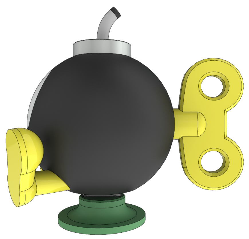 Bob-omb - Bobble-omb Head by Regis | Download free STL model ...
