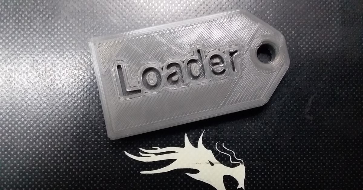 Key Tag Loader by Mark | Download free STL model | Printables.com