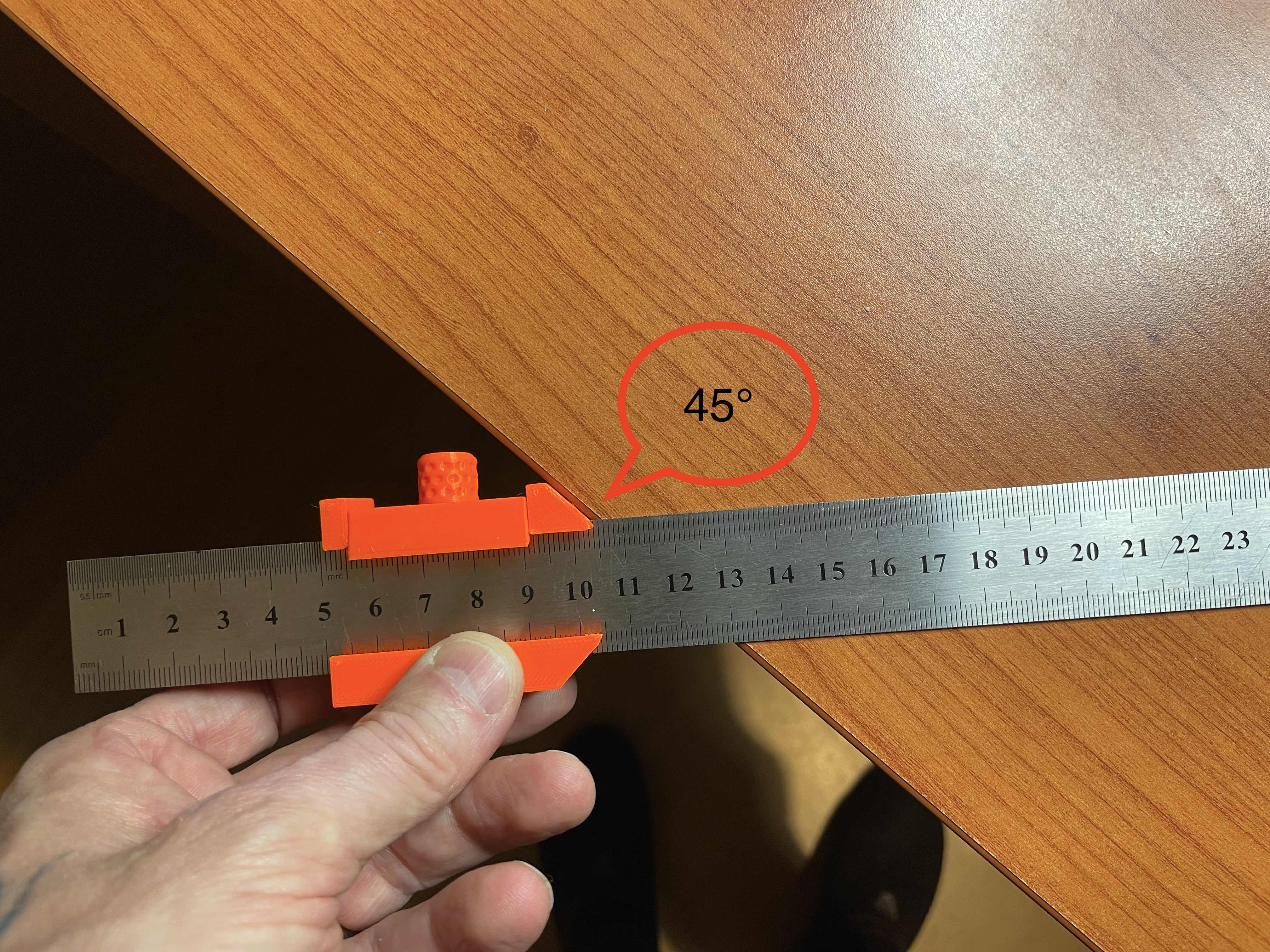 Ruler positioning block by The Mabur | Download free STL model ...