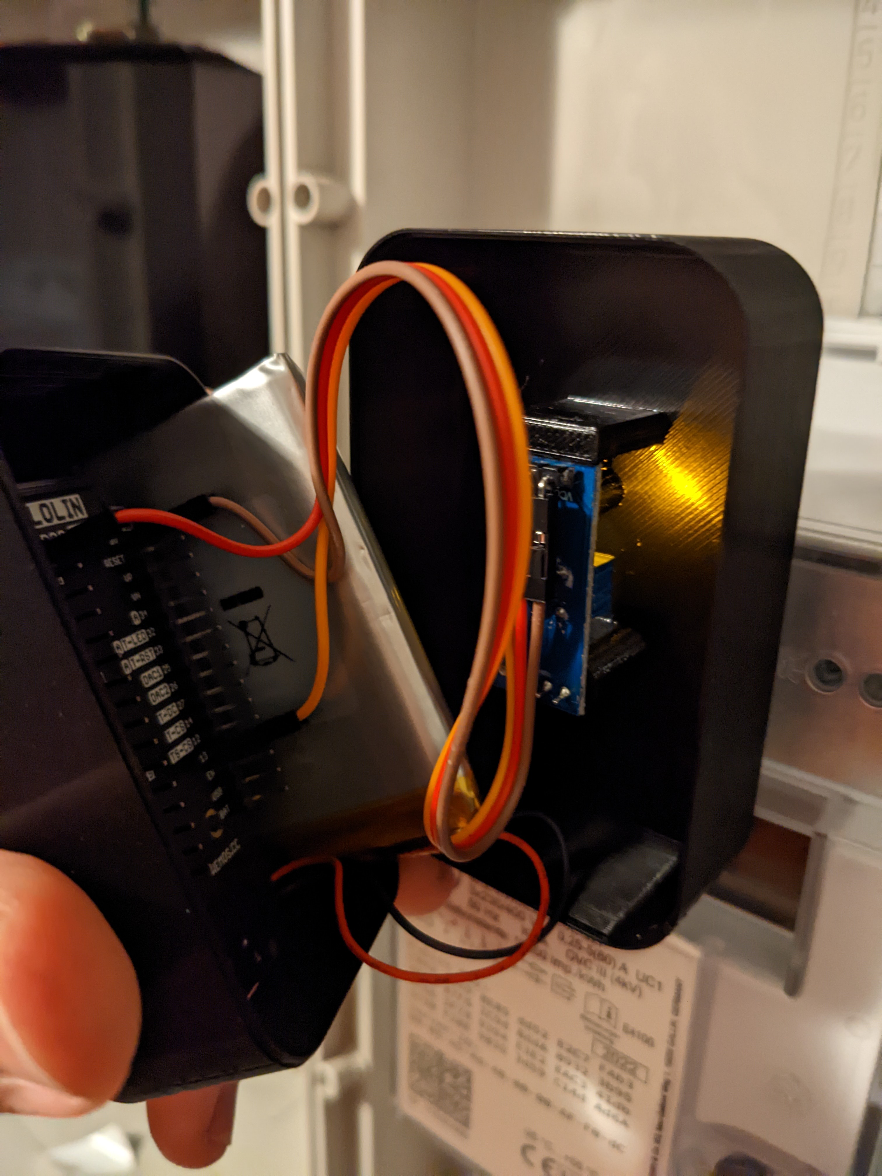 Power Meter Pulse Counter Case By Dirrgang Download Free Stl Model