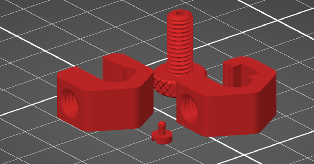 M6 Filament Clip Clamp by Knatte Anka | Download free STL model ...
