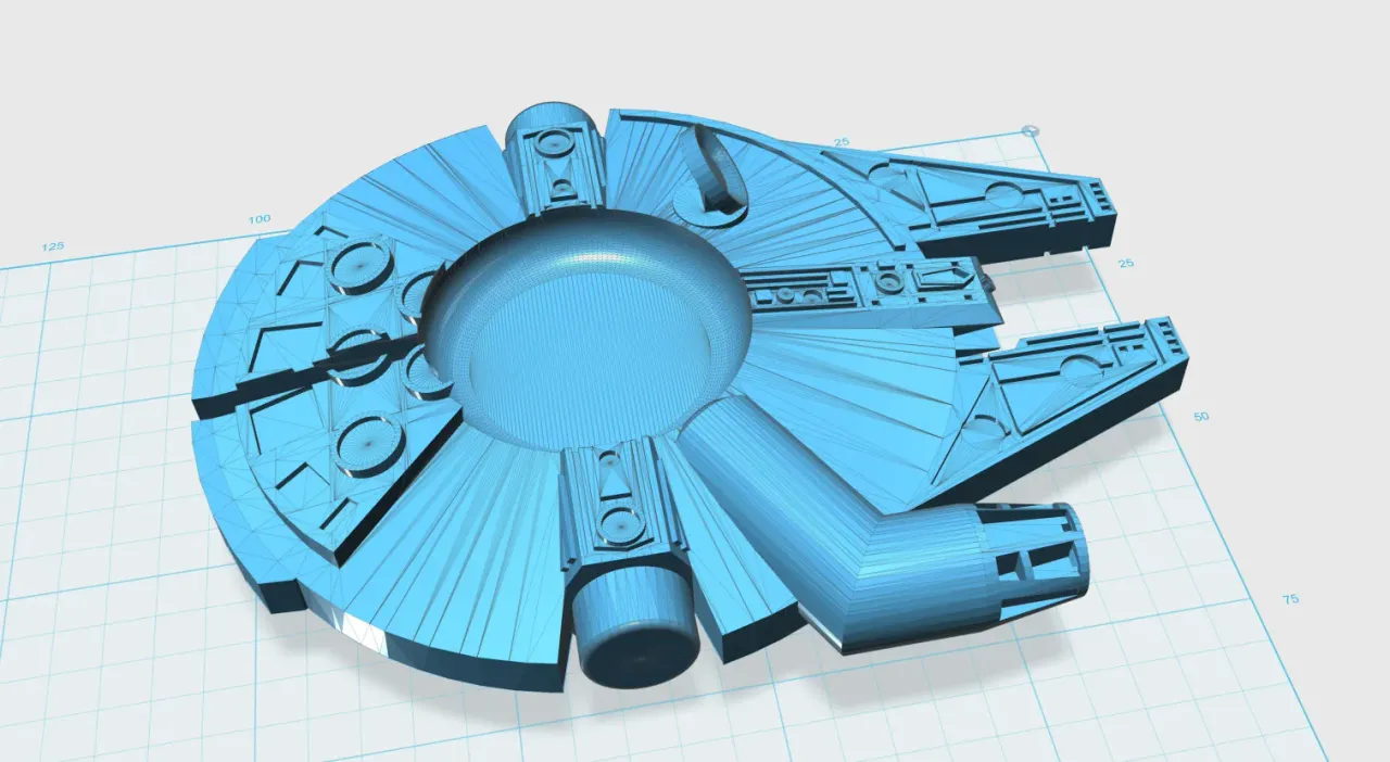Millennium Falcon Pixel Watch Charger by dtphantom | Download free STL ...