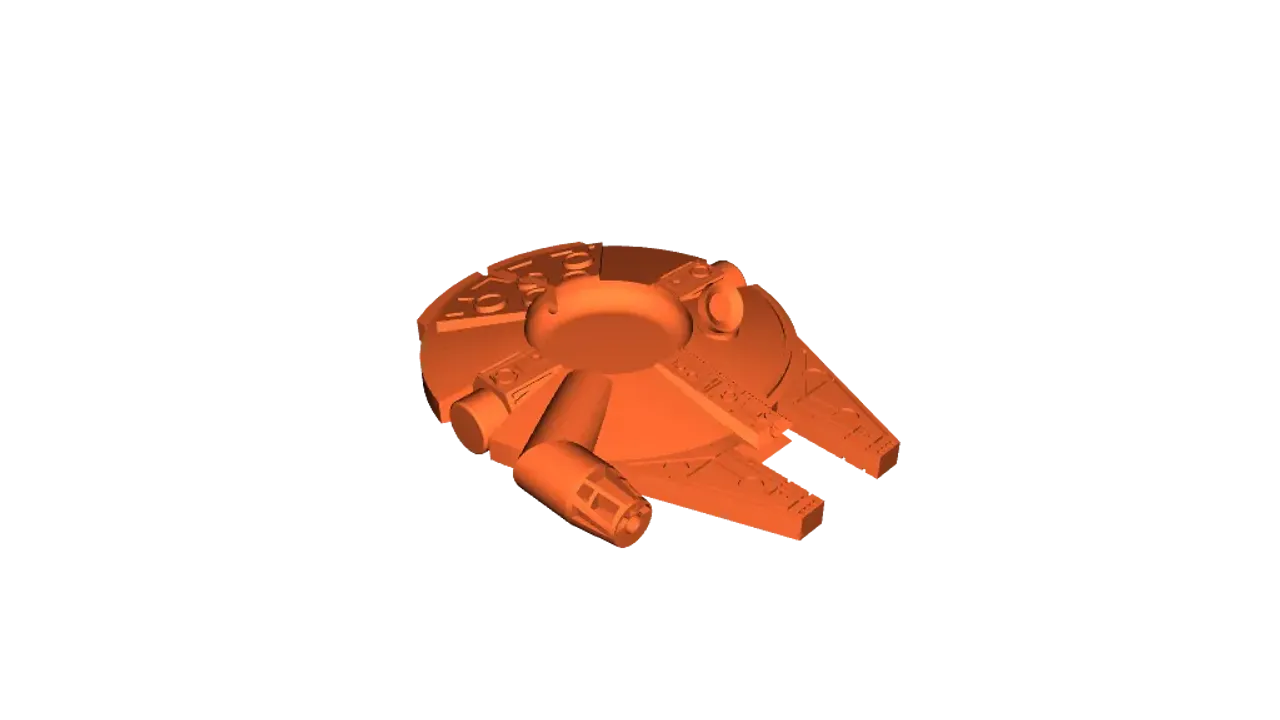 Millennium Falcon Pixel Watch Charger by dtphantom | Download free STL ...