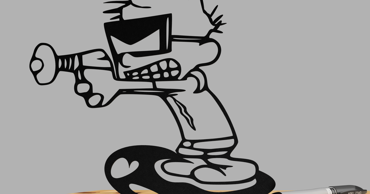 Calvin as Spaceman Spiff by Joe | Download free STL model | Printables.com