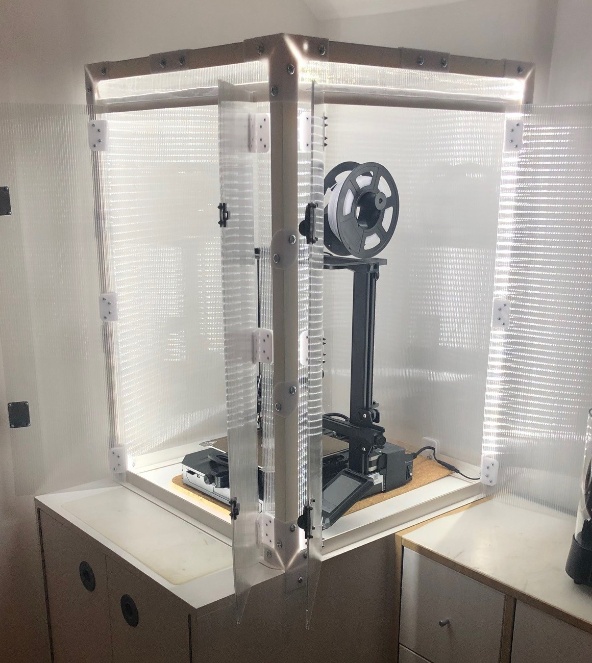 Printer Enclosure by Rosti | Download free STL model | Printables.com