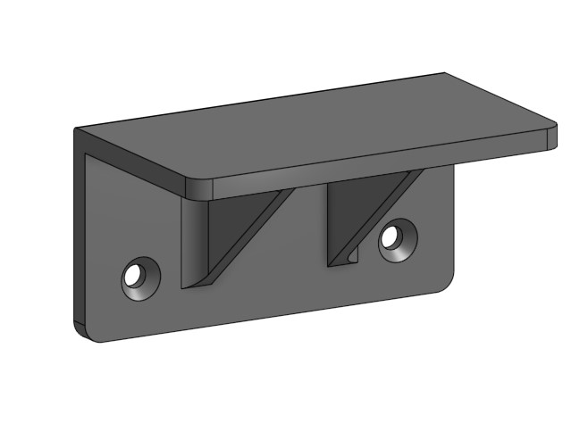 Between Studs (2x4") Shelf Holder Brackets by GabrielMaker | Download ...