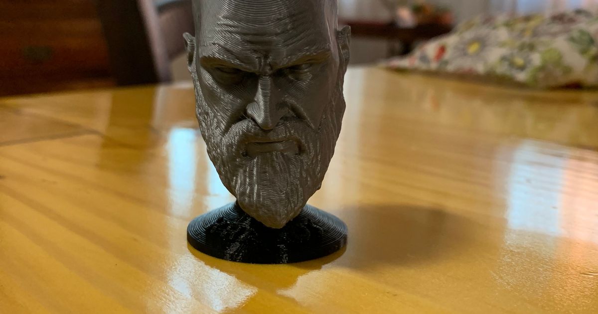 KRATOS BOBBLEHEAD by Manuel | Download free STL model | Printables.com