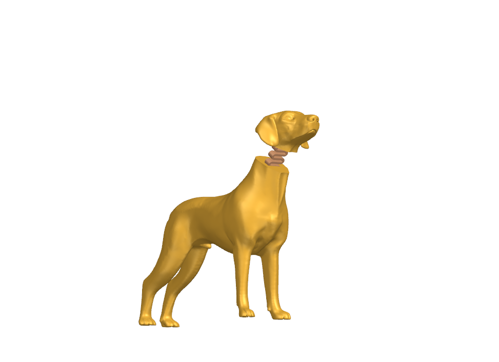Cute Dog Bobble by saracha42 | Download free STL model | Printables.com