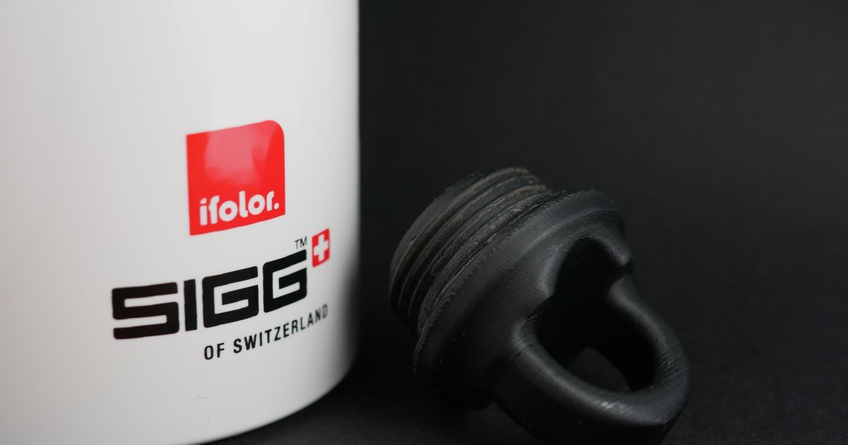 Top screw cap for SIGG bottle by Jonas | Download free STL model ...