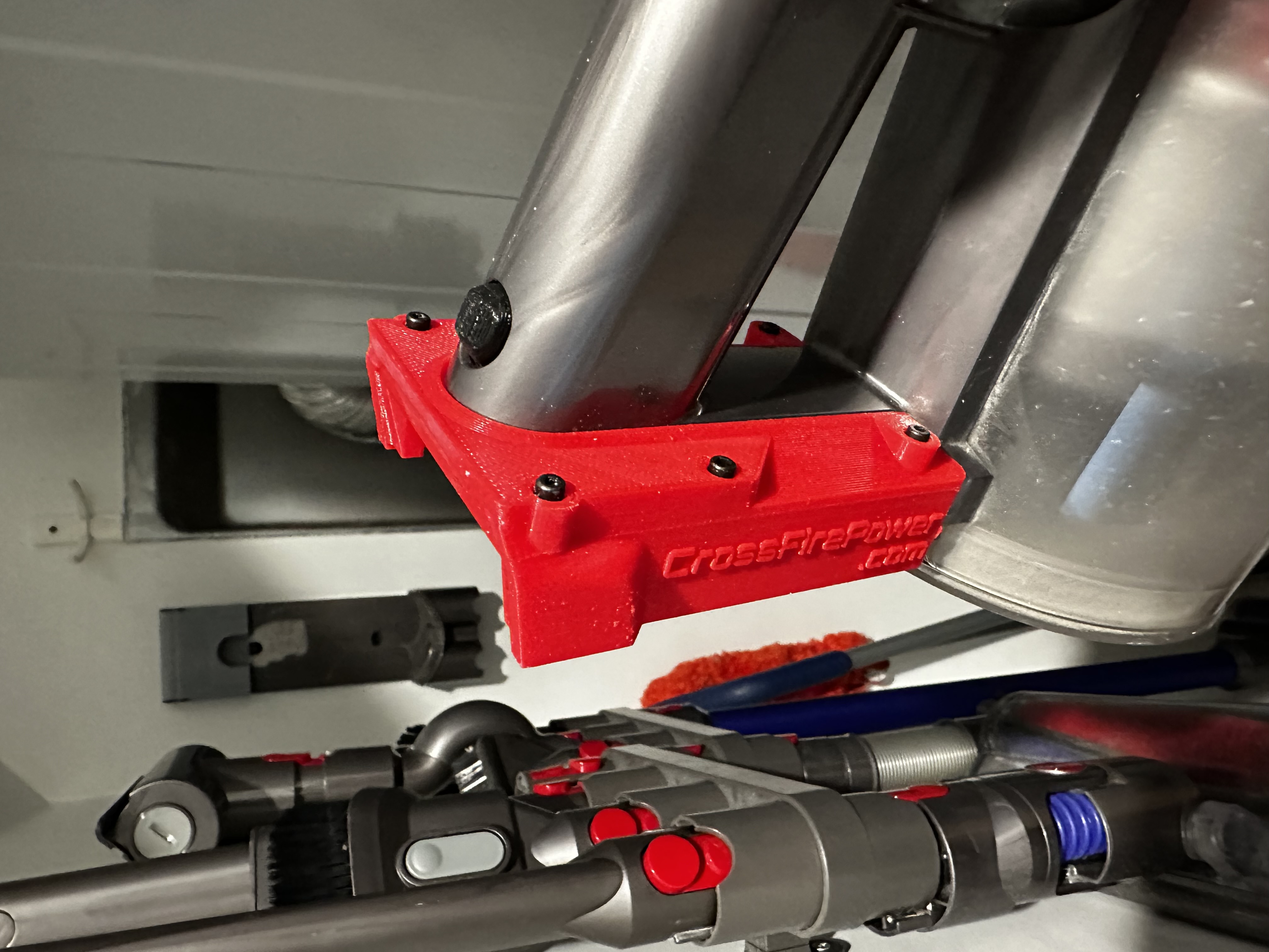 Dyson V8 Wall Mount Adapter for CrossfirePower Milwaukee Battery ...