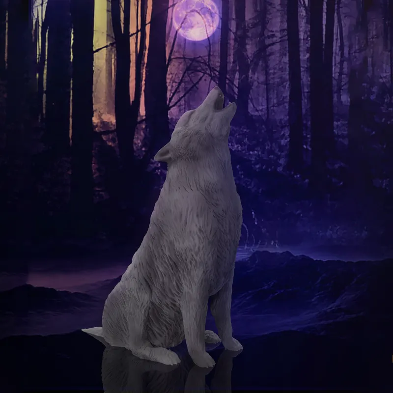 Anime Wolves Howling Wallpaper