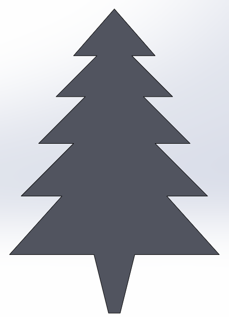 Christmas tree 2D and 3D by Hrae | Download free STL model | Printables.com