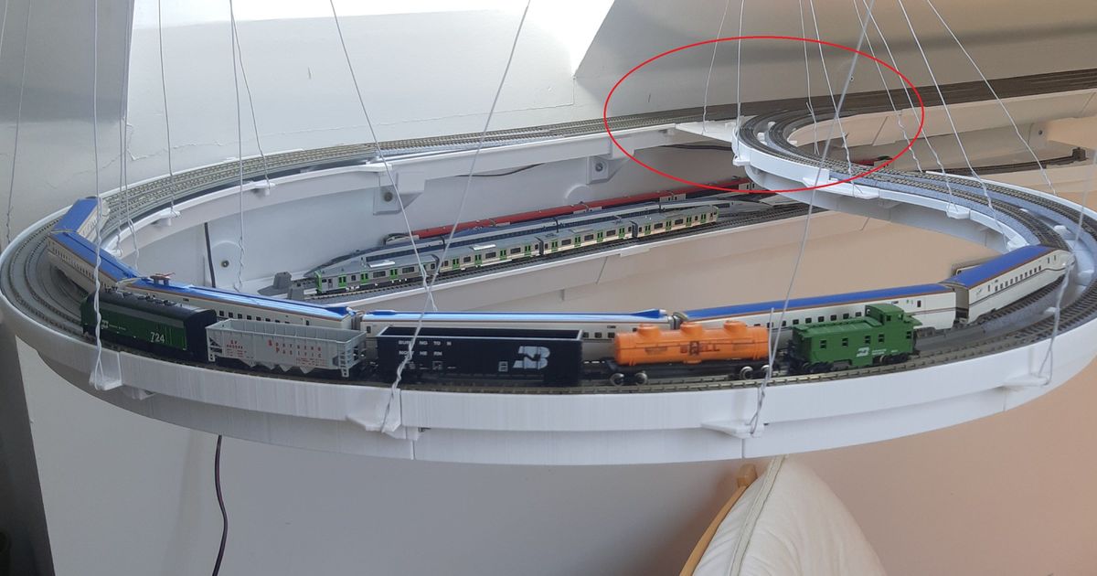 Quad Viaduct Split for N-Scale Trains by Alex MacKinnon | Download free ...