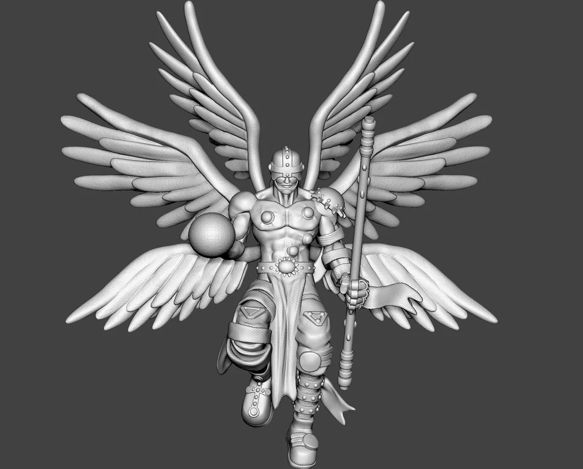 Angemon Evolution by nakaoandre | Download free STL model | Printables.com