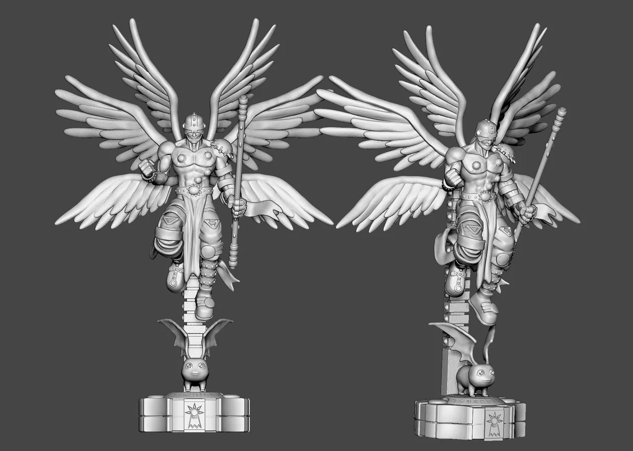 Angemon Evolution by nakaoandre | Download free STL model | Printables.com