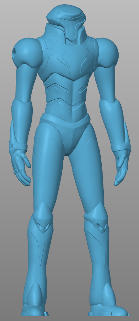 Robot soldier from the Voltron Cartoon Series (V2) by M.J. Caboose ...